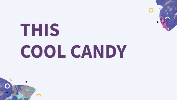 This cool candy