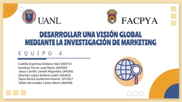 CAPÍTULO 8 EQUIPO 4 MERCADOTECNIA | Genially