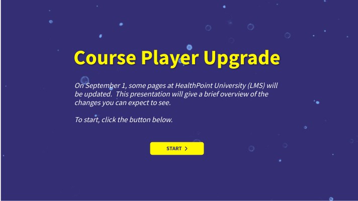 Course Player Update | Genially