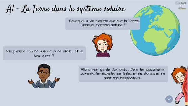 A1 - La Terre dans le système solaire | Genially
