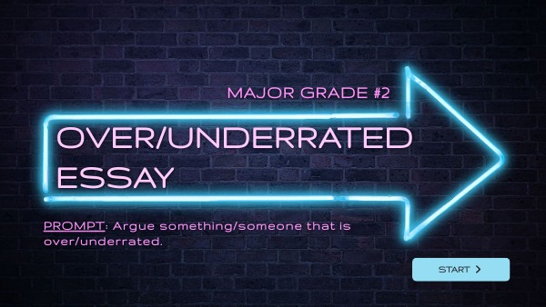 Over/Underrated Essay 2023 | Genially