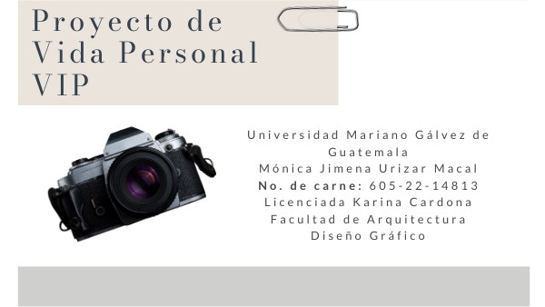 PROYECTO VIP - MÓNICA URIZAR