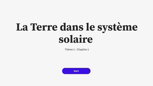 Chapitre 1 - Système solaire | Genially
