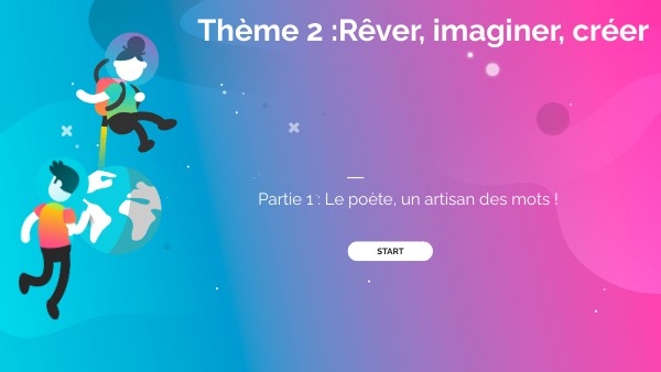 Indiv - Thème 1: Rêver, créer, imaginer | Genially