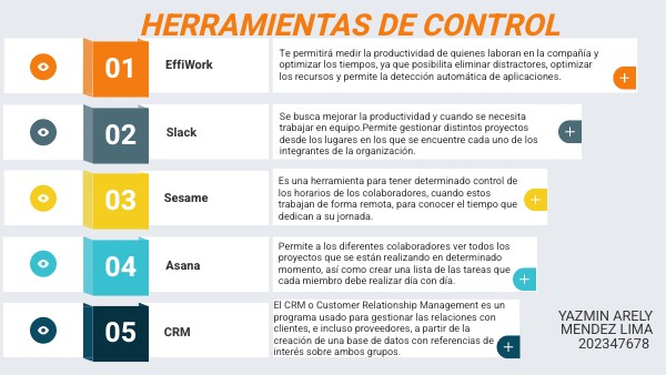 Herramientas de control