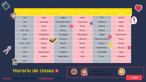 Horario de clases