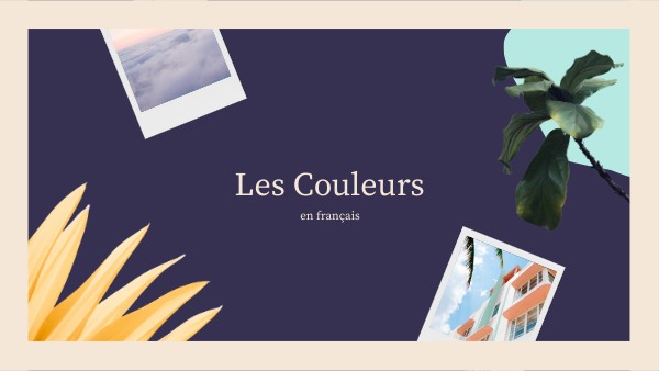 Les couleurs | Genially