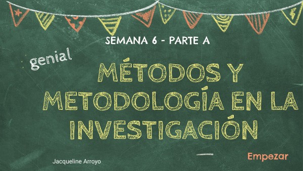 Metodos y metodologia