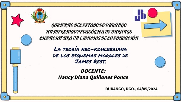 La teoría neo-kohlberiana de los esquemas morales de James Rest. | Genially