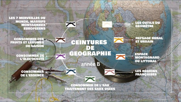 Ceintures géographie année B | Genially