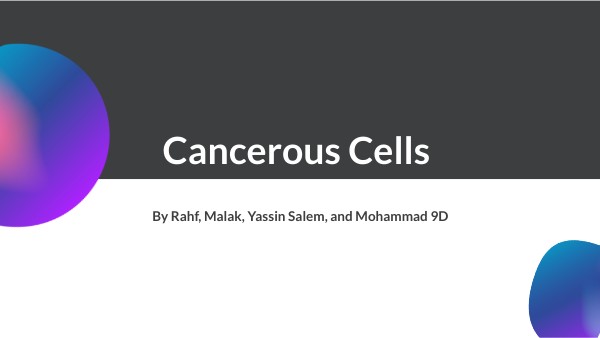 cancer cells | Genially