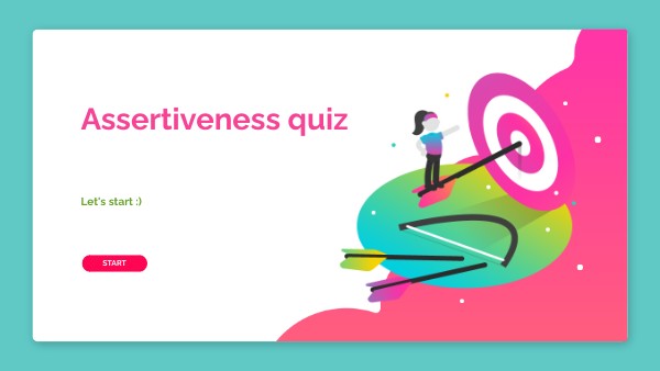 Assertiveness quiz ENG | Genially