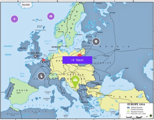 WWI Project Example | Genially