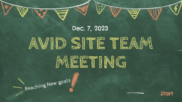 Site Team Meeting December