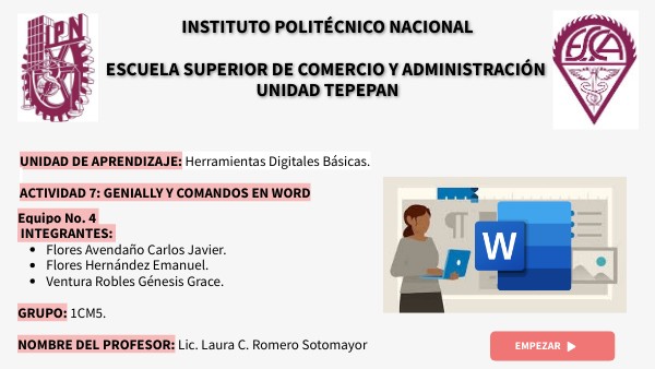 1CM5 EQUIPO 4 (GENIALLY Y COMANDOS EN WORD)