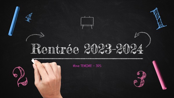 Rentrée 305 | Genially