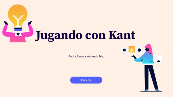Jugando con Kant | Genially