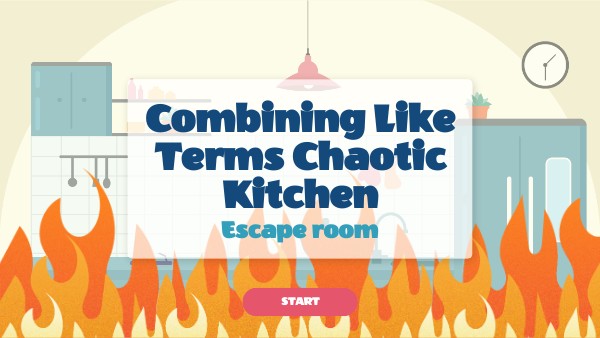Combining Like Terms CHAOTIC KITCHEN ESCAPE | Genially