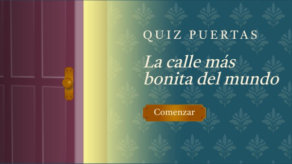 La calle más bonita del mundo: vocabulario, gramática