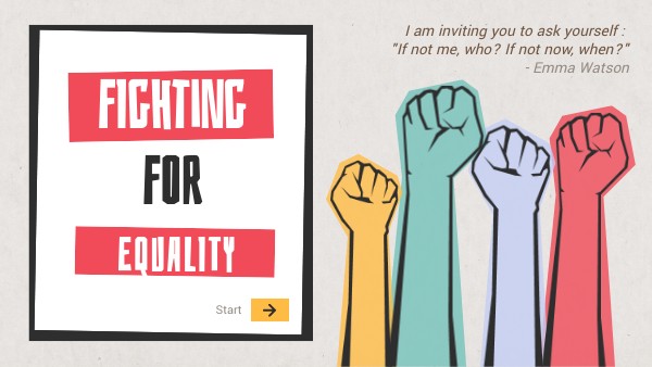 Fighting for equality