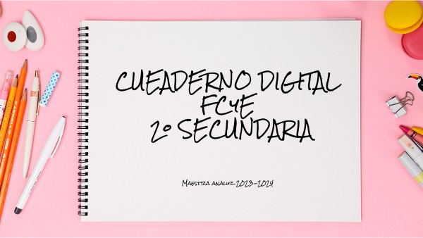 Cuaderno digital FCyE | Genially
