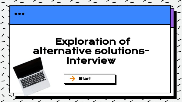 Alternative Solutions | Genially