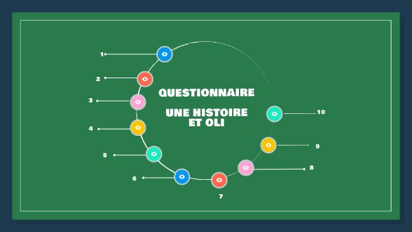 Une histoire et Oli questionnaire | Genially