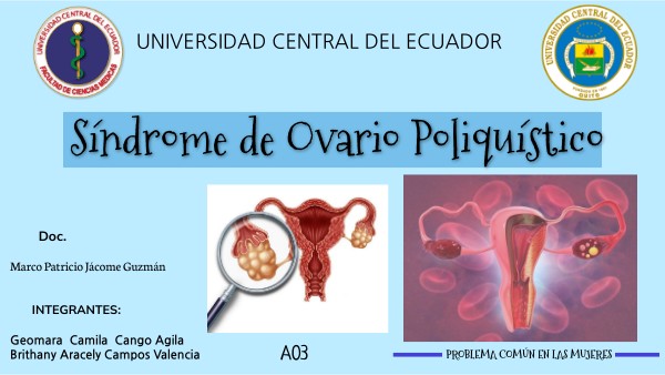 Síndrome de ovario poliquístico | Genially