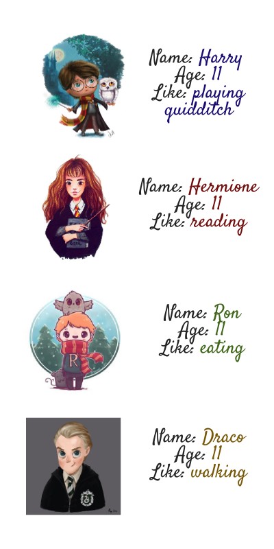Harry Potter Characters