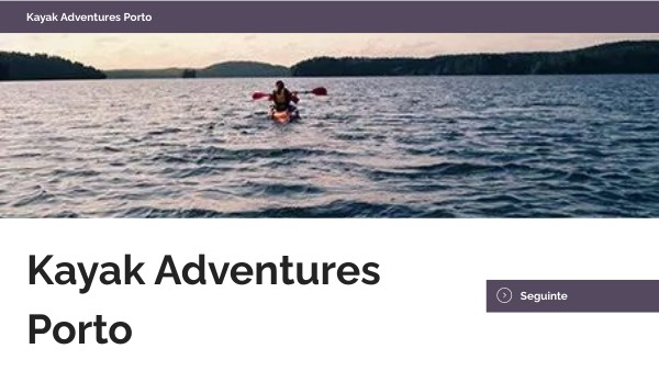 Kayak Adventures Porto tour | Genially