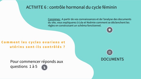 Controle hormonal du cycle utérin | Genially