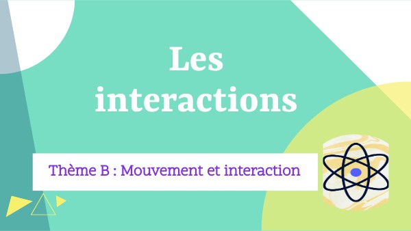 Les interactions - 4F