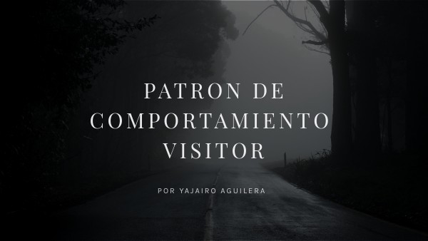 Patron de diseño Visitor | Genially