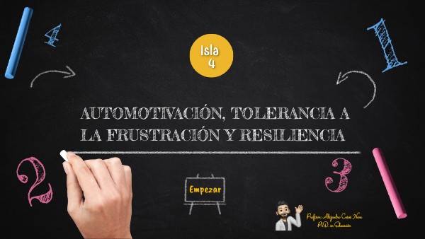 Isla 4: Automotivación, tolerancia a la frustración y resiliencia. | Genially