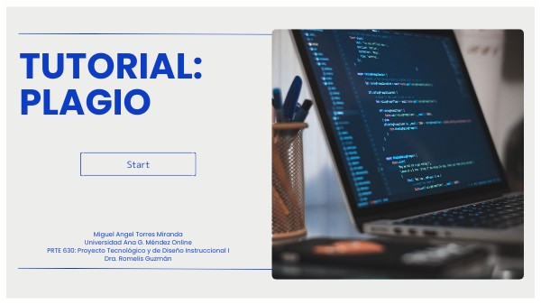 Tutorial Plagio | Genially