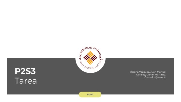 tarea p2s3 | Genially