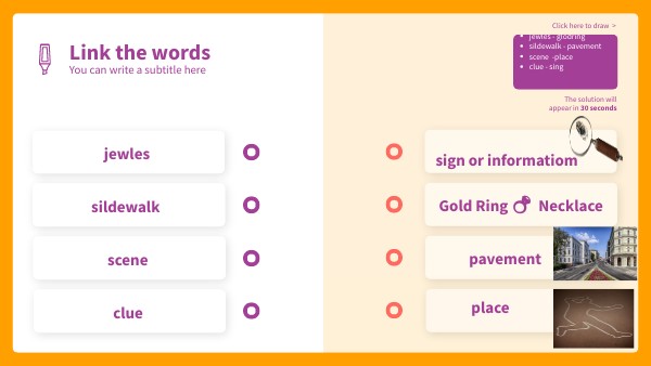 JOIN WORDS u2 Reading | Genially