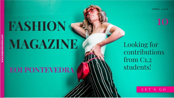 School project - Fashion magazine | Genially