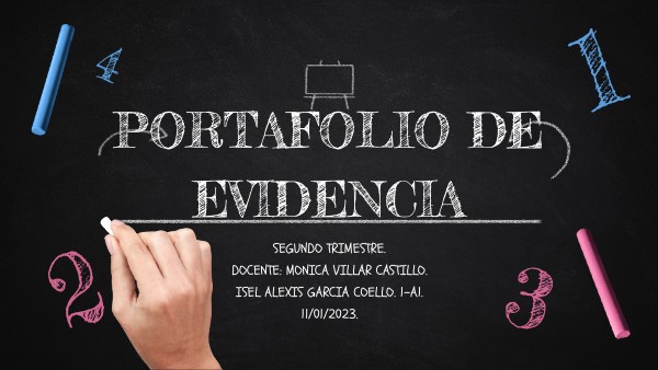 PORTAFOLIO DE EVIDENCIA- ISEL ALEXIS GARCIA COELLO