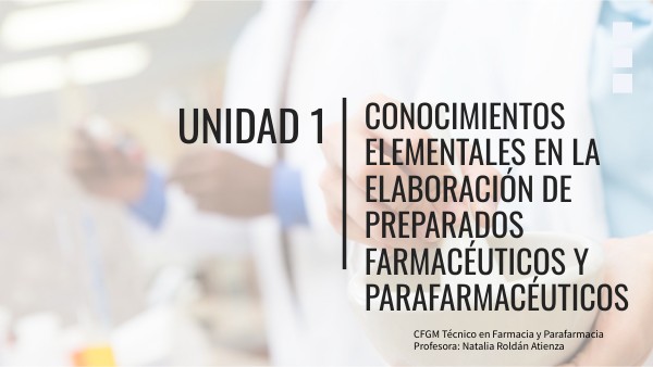 UNIDAD 1 FORM MAGISTRAL | Genially