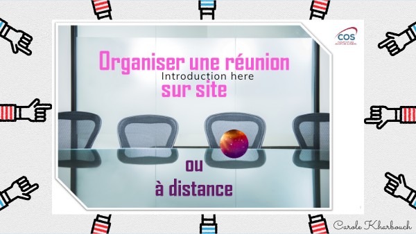 Organiser une réunion | Genially