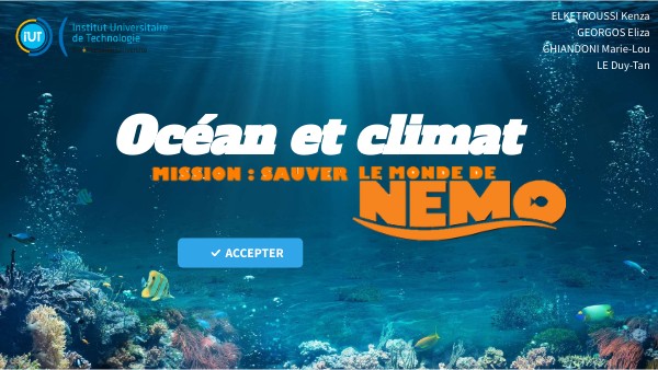 Escape game océan | Genially