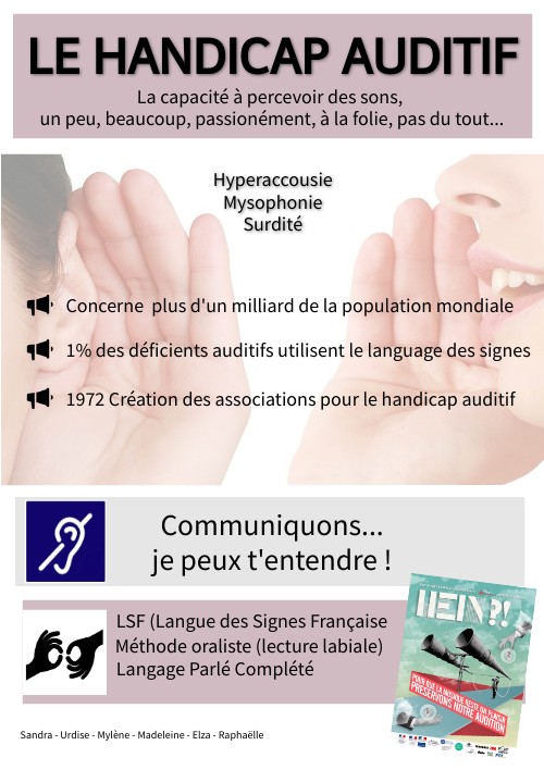 Handicap auditif | Genially