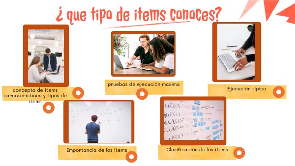 qué tipo de ítems conoces
