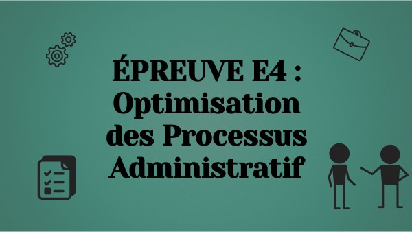 ÉPREUVE E4 | Genially