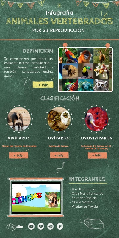 INFO ANIMALES VERTEBRADOS | Genially