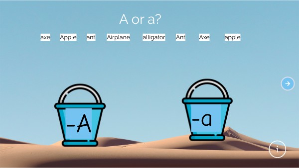 A or a? | Genially