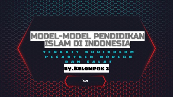 MODEL MODEL PENDIDIKAN ISLAM DI INDONESIA