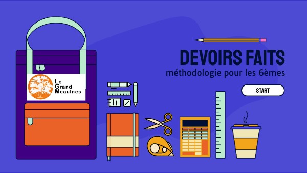 Devoirs faits 6ème | Genially