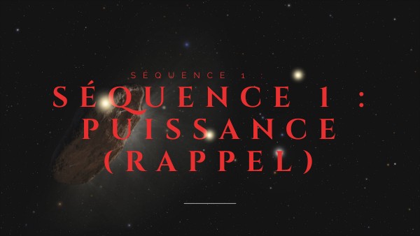 3e - séquence 1 Puissances